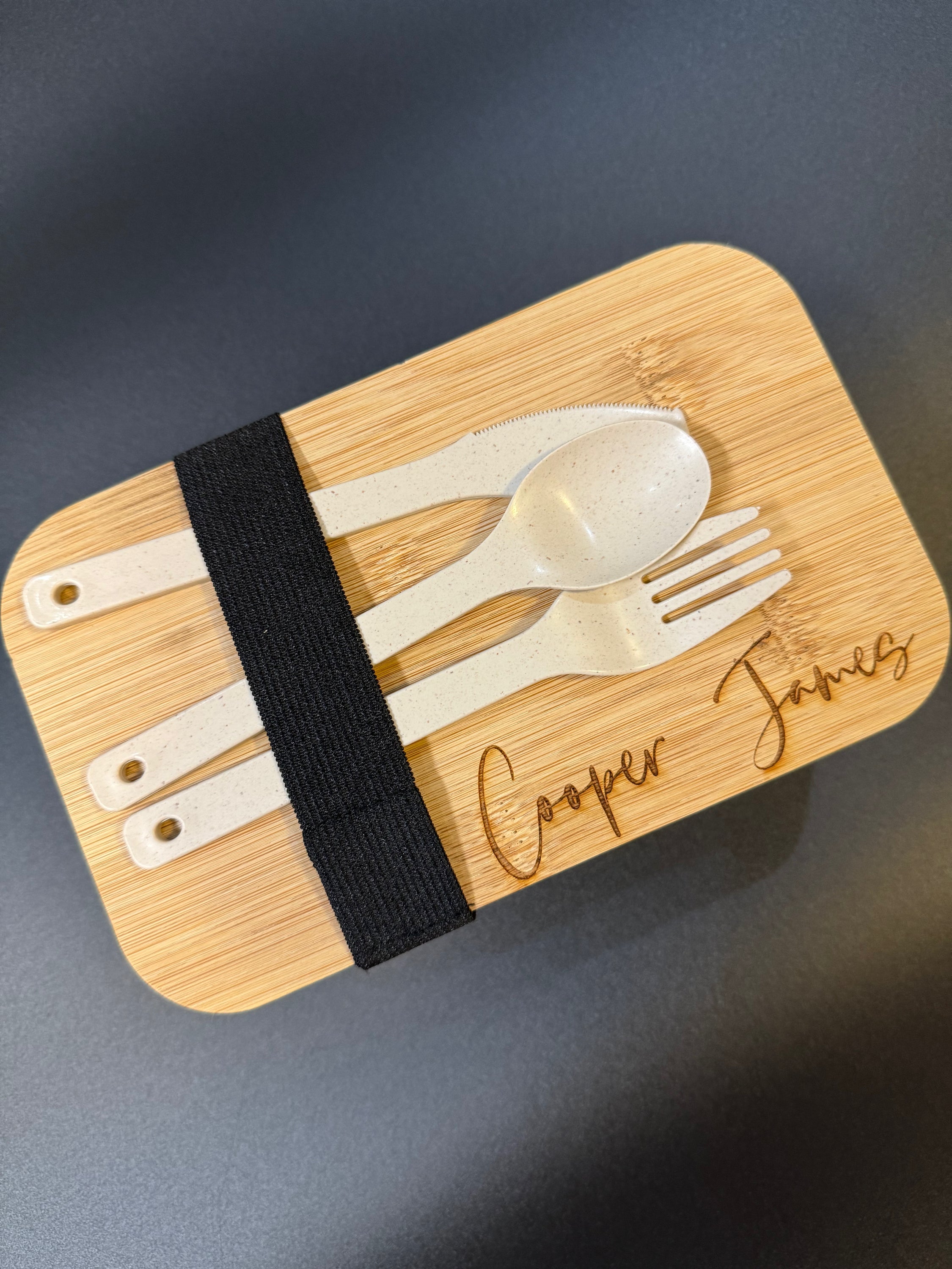 Customizable Wooden Top Lunch Box | Koal Creek Designs